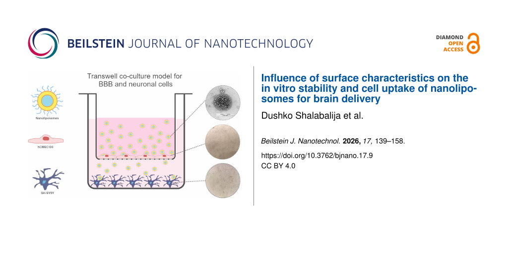BJNANO - Influence of surface characteristics on the in vitro stability ...