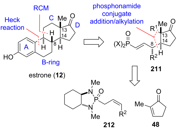 Application of cyclic phosphonamide reagents in the total synthesis of ...