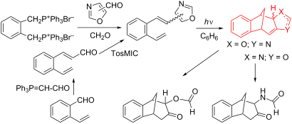 Photochemical approach to functionalized benzobicyclo[3.2.1]octene ...