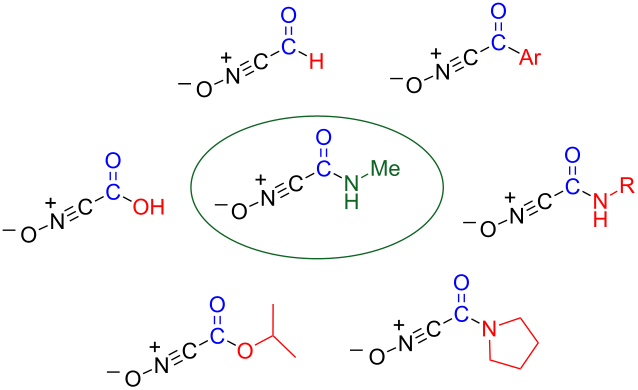 Development of variously functionalized nitrile oxides