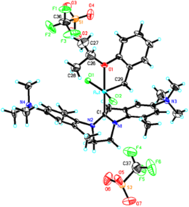 BJOC - Grubbs–Hoveyda type catalysts bearing a dicationic N ...