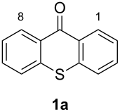 Ruthenium-catalyzed C–H activation of thioxanthones