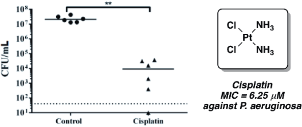 Repurposing the anticancer drug cisplatin with the aim of developing ...