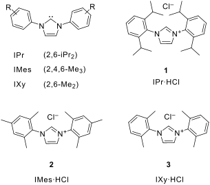Expedient syntheses of the N-heterocyclic carbene precursor imidazolium ...