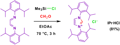 Expedient syntheses of the N-heterocyclic carbene precursor imidazolium ...