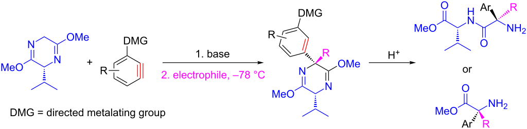 Asymmetric synthesis of quaternary aryl amino acid derivatives via a ...