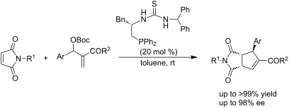 Chiral multifunctional thiourea-phosphine catalyzed asymmetric [3 + 2 ...