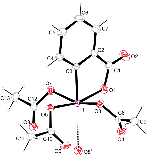 The crystal structure of the Dess–Martin periodinane