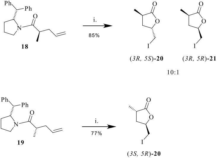 Stereoselective α-fluoroamide and α-fluoro-γ-lactone synthesis by an ...