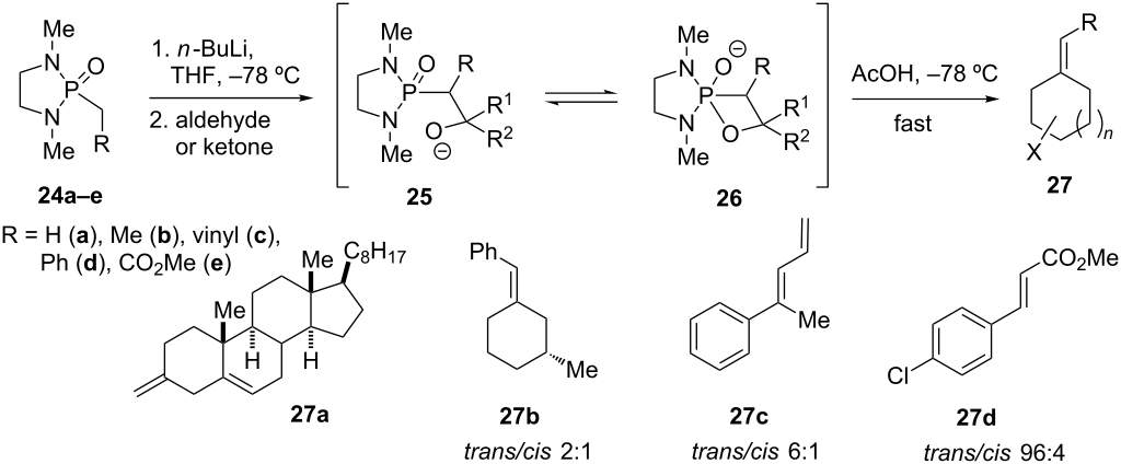 Application of cyclic phosphonamide reagents in the total synthesis of ...