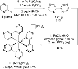 An improved procedure for the preparation of Ru(bpz)3(PF6)2 via a high ...
