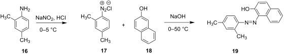 The in situ generation and reactive quench of diazonium compounds in ...