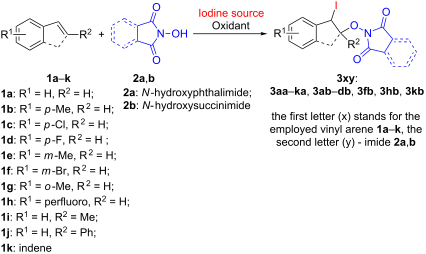 Hypervalent iodine compounds for anti-Markovnikov-type iodo ...