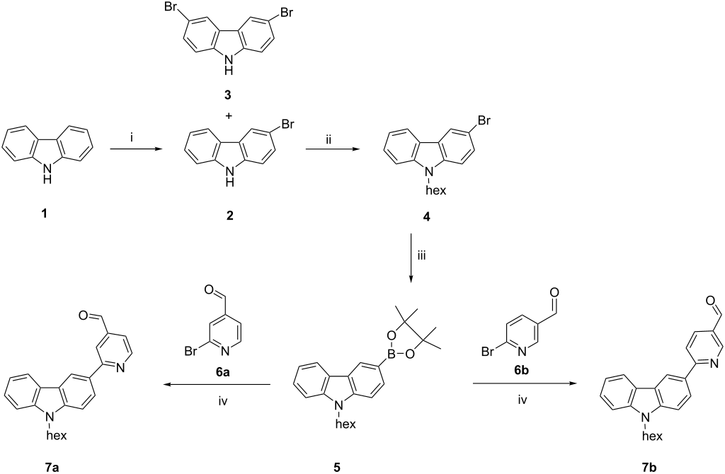 Synthesis of novel multifunctional carbazole-based molecules and their ...