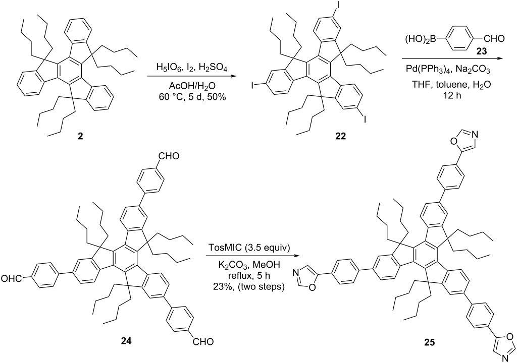 Design, synthesis and photophysical properties of novel star-shaped ...