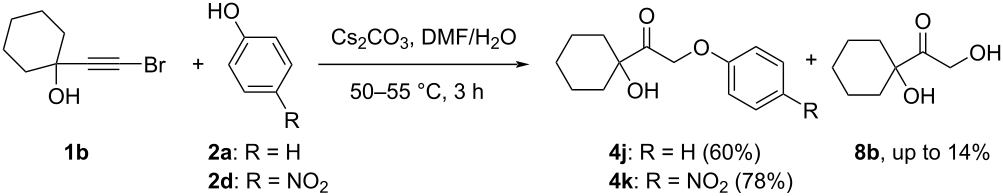 Cs2CO3-Promoted reaction of tertiary bromopropargylic alcohols and ...