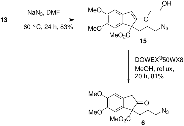 Synthesis of crispine A analogues via an intramolecular Schmidt reaction